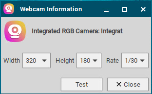 Webcam Information
